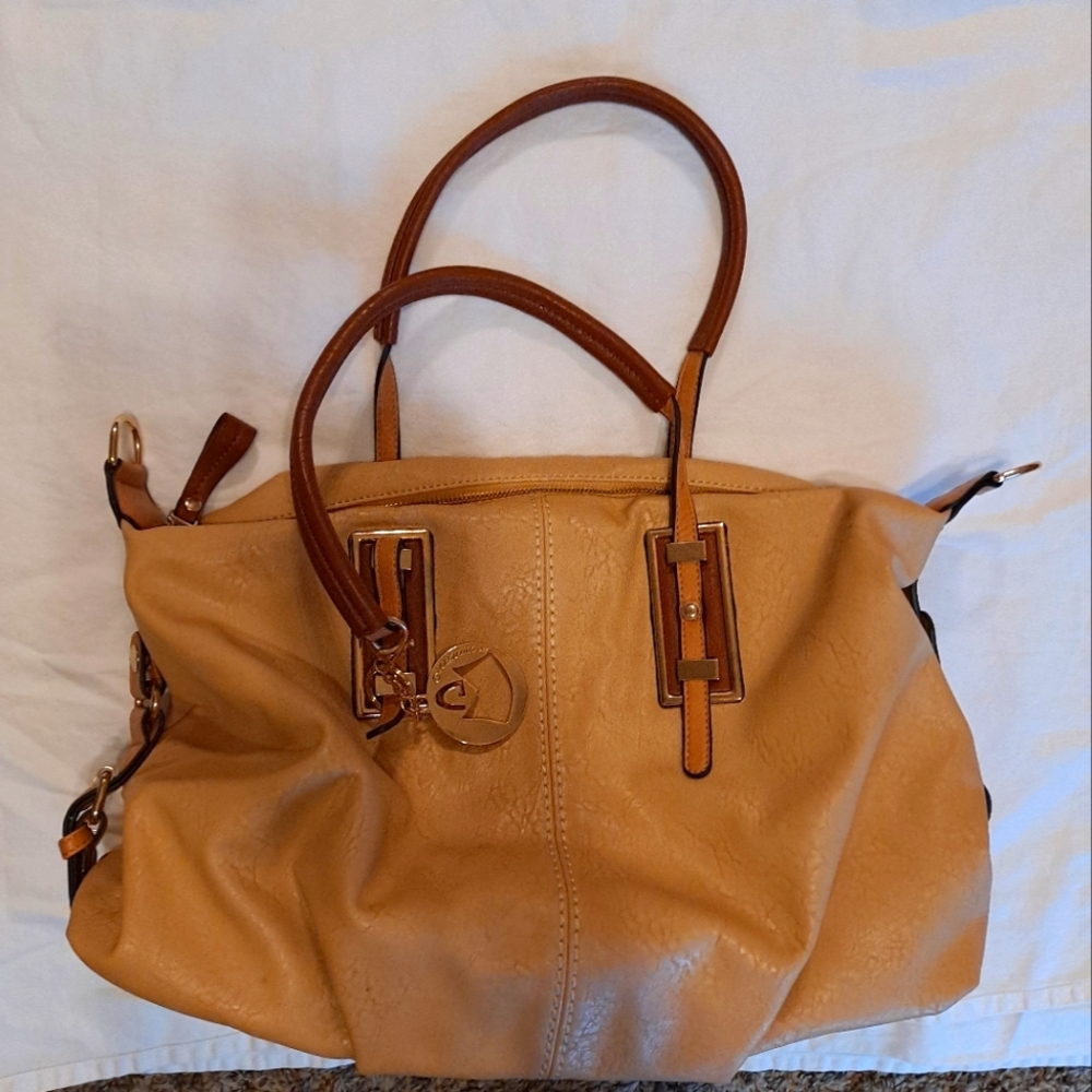 Mg Collection Adele Embroidered Evening Purse, Champa… - Gem